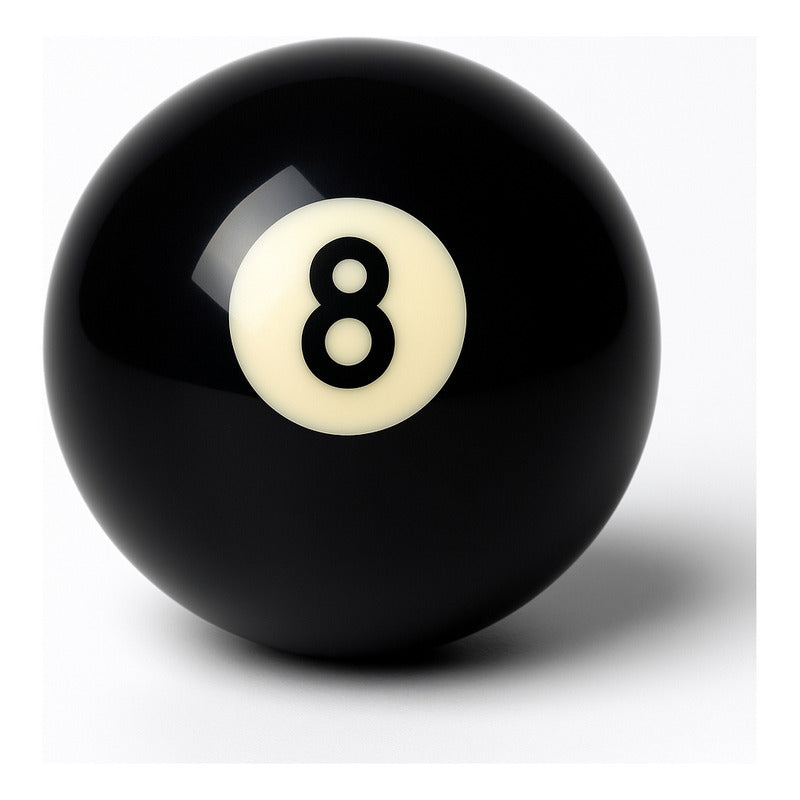 Bola 8 de Billar Negra | Repuesto Estándar para Mesas de Pool ...